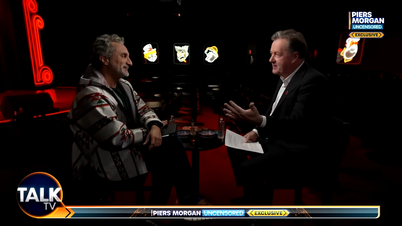 Piers Morgan gets visibly uncomfortable during Bassem Youssef clash