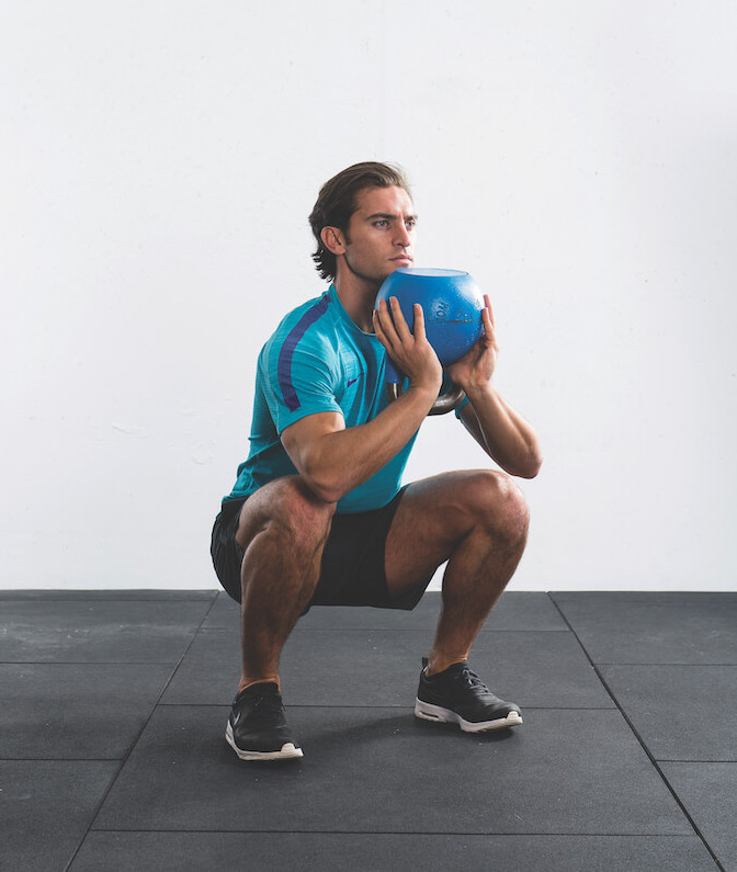 Short on time? Try this quick kettlebell, dumbbell and band workout
