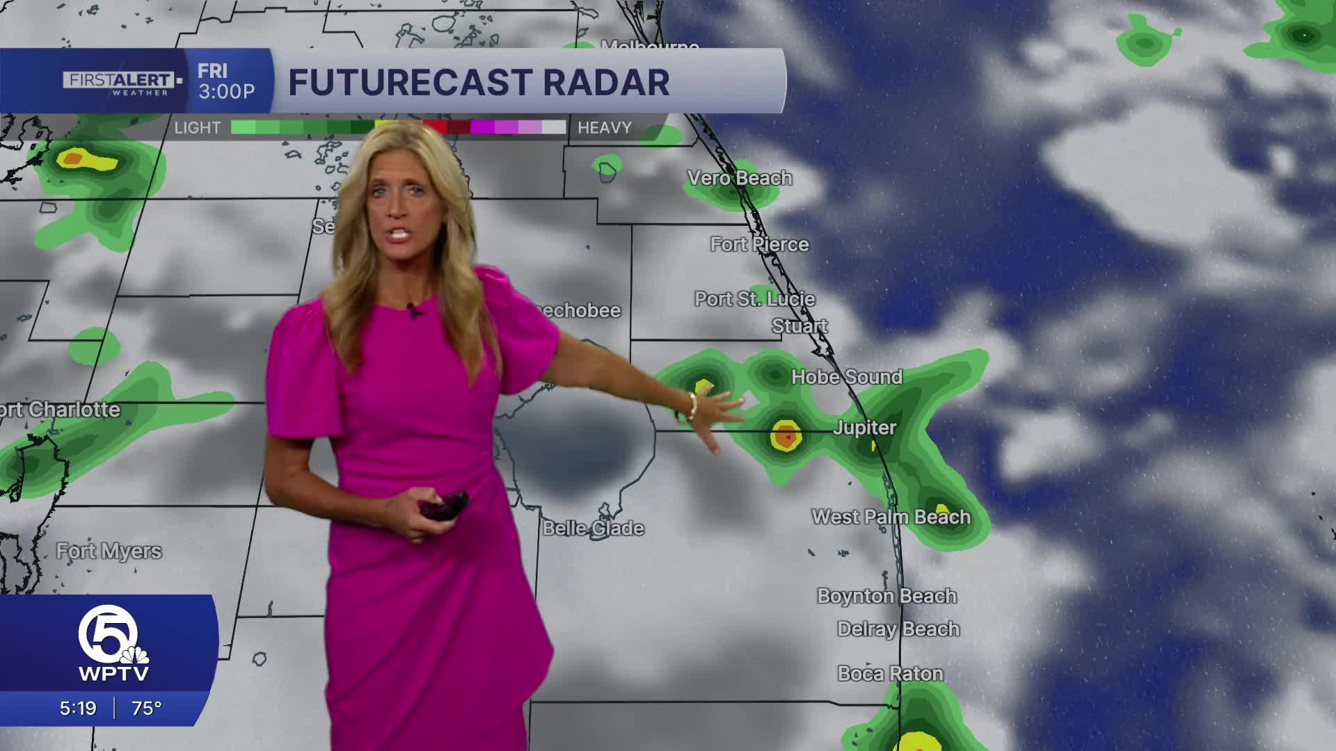 WPTV First Alert weather forecast for morning of Friday, May 29, 2026