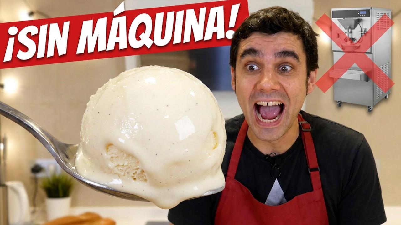El helado más cremoso con 3 ingredientes sin máquina