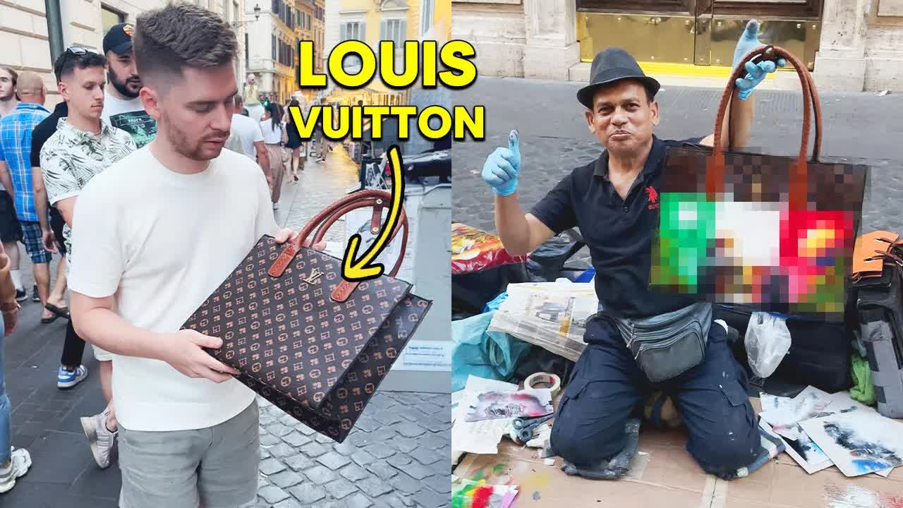 My Louis Vuitton looked boring until a street artist fixed it
