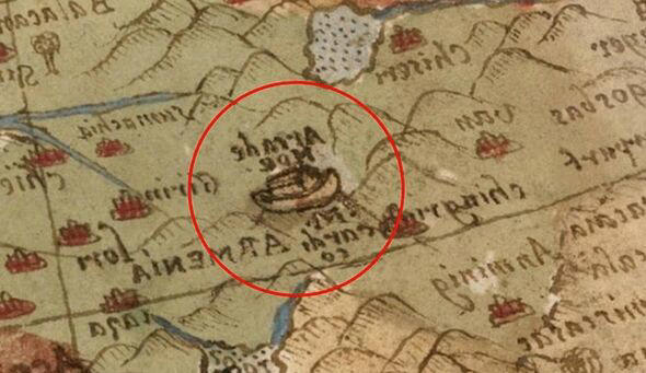 'Real location' of Noah's Ark revealed by hidden detail in 440-year-old map