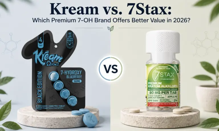 Kream vs. 7Stax: Which premium 7-OH brand offers better value in 2026?