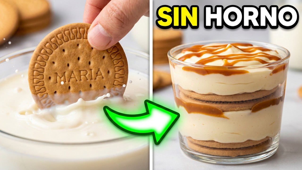 El postre más fácil y cremoso listo en 5 minutos sin horno