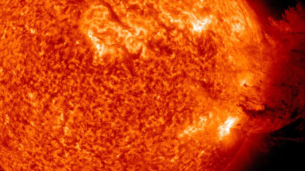 A coronal mass ejection from an unseen far-side sunspot just hurled ...