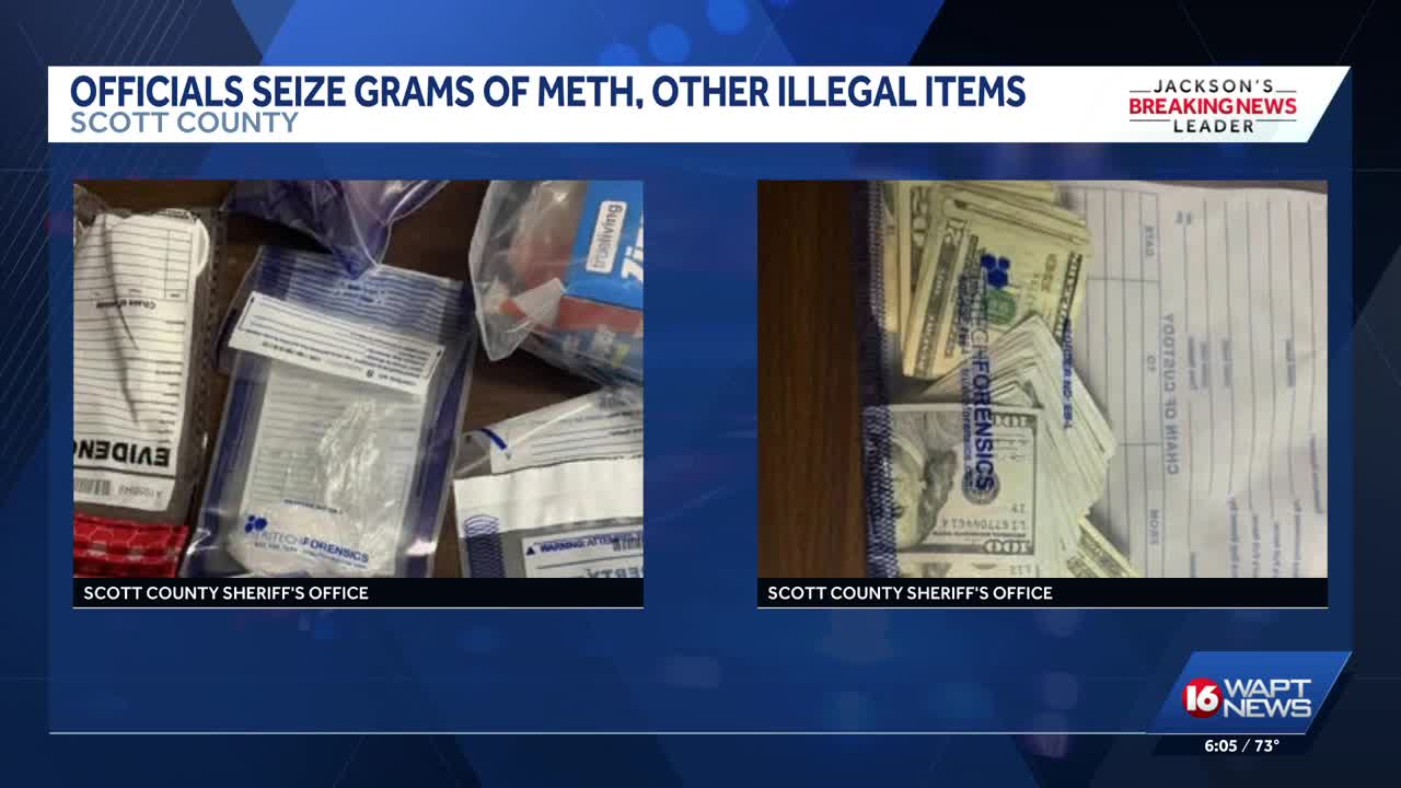 Meth, guns seized during search; 2 arrested