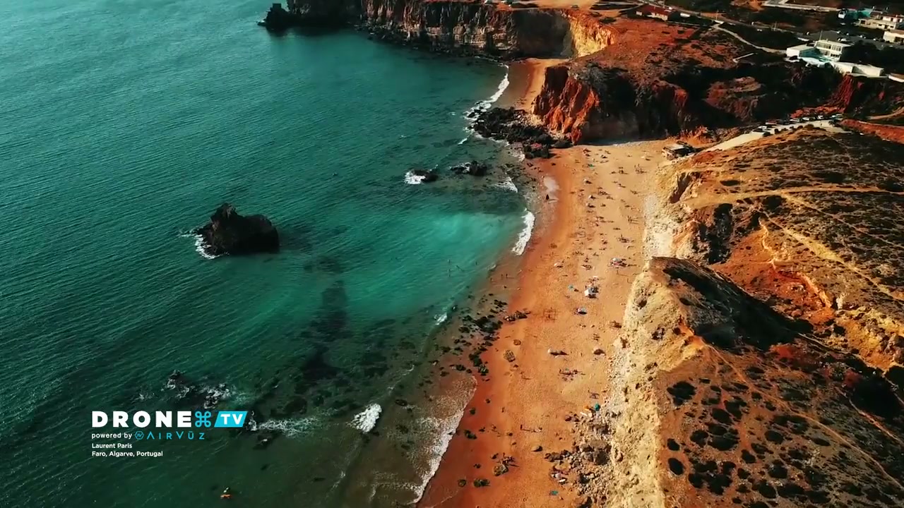 La región del Algarve en Portugal vista desde arriba, parte 1