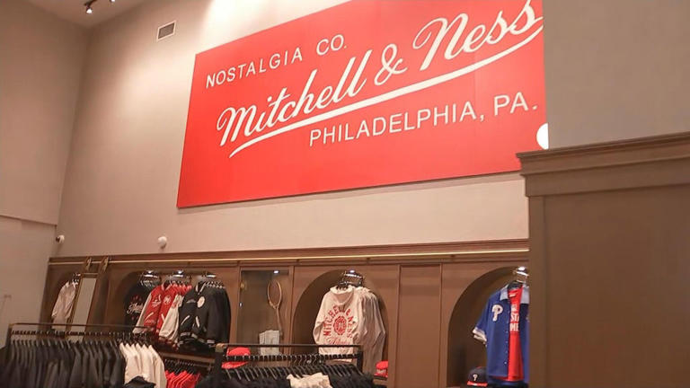 Mitchell and Ness Philadelphia flagship store set to open Saturday ...