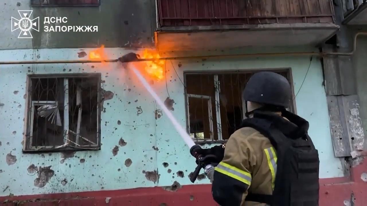 Three people injured in Russian strikes on Ukraine's Zaporizhzhia region