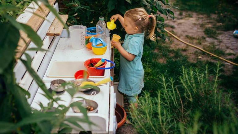 7 mud kitchen ideas for magical backyard fun