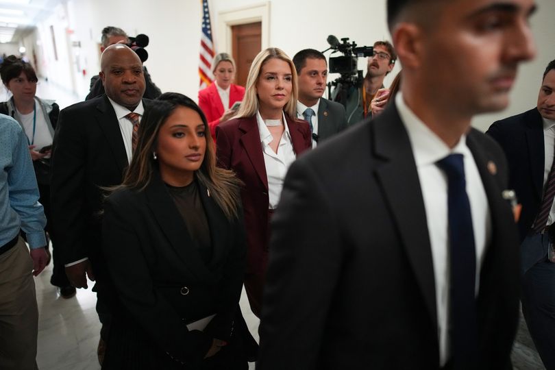 Pam Bondi admits to 'errors' as she arrives to Epstein hearing with ...