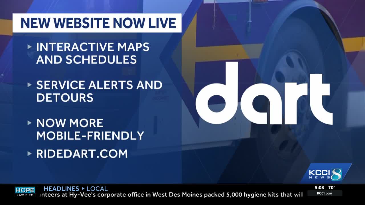 DART launches new website with updated maps, schedules