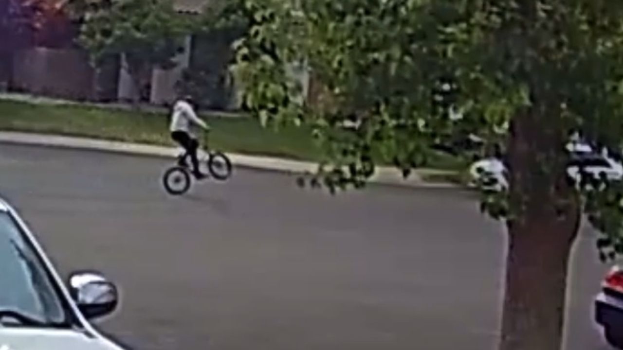 Boy attempts a bike wheelie and faceplants epic fail