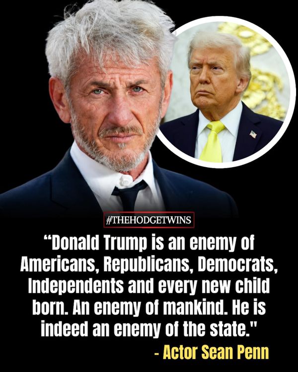 Sean Penn called Trump 'an enemy of mankind' and 'the state'