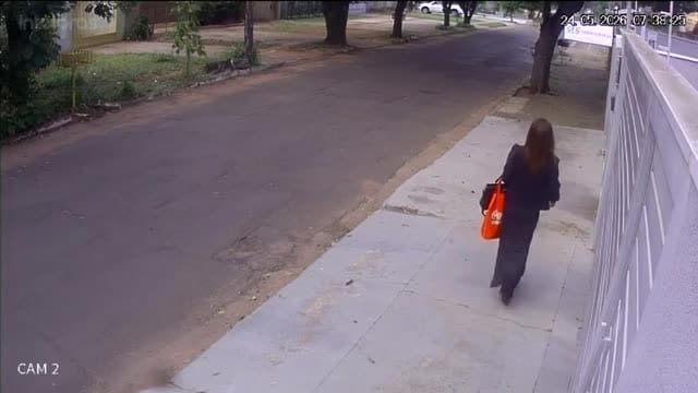 Pedestrian narrowly escapes out-of-control car after driver falls ...