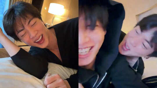 BTS Jungkook's Peaceful Live Crashed By Jin, V - How They Goofed Around ...
