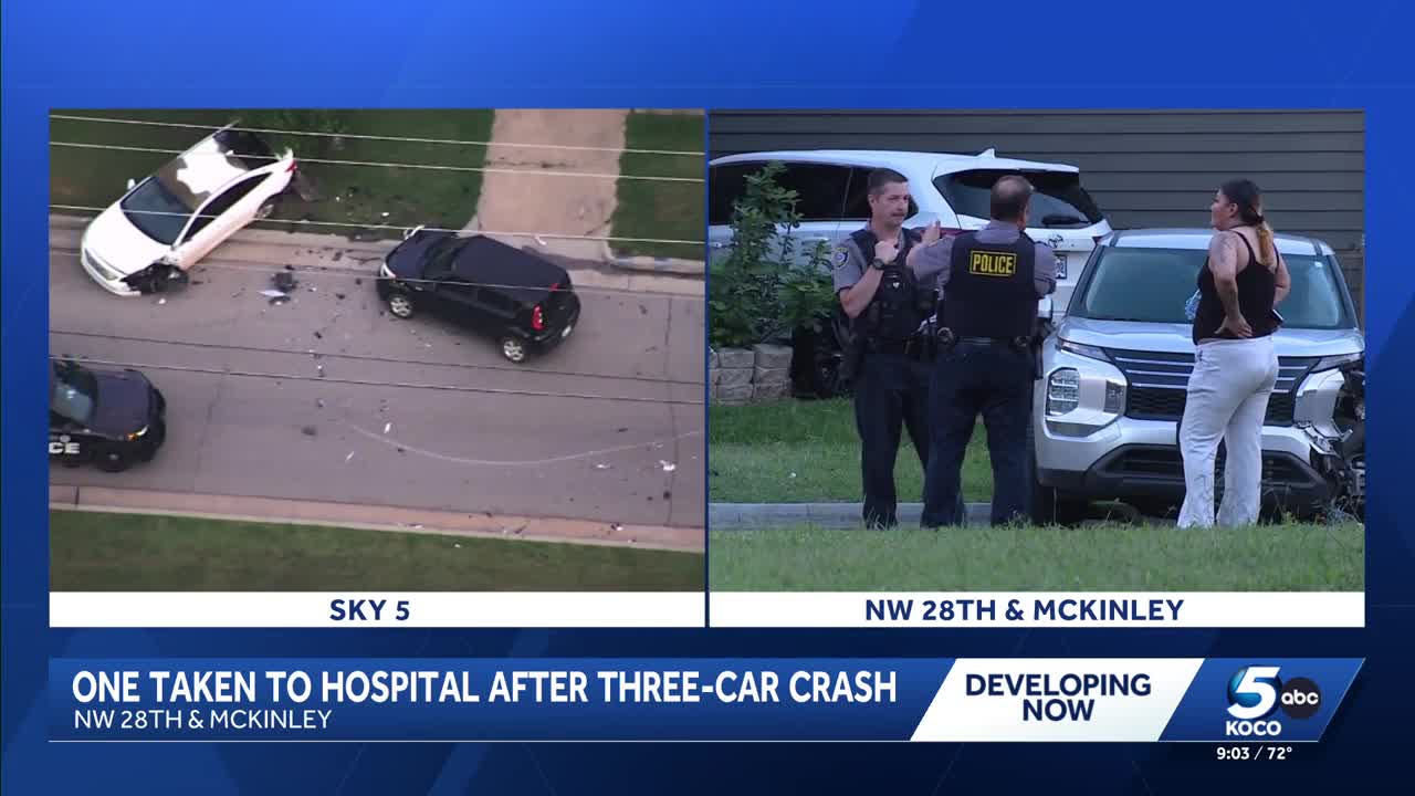 Police: Person taken to hospital after multi-vehicle crash in northwest ...