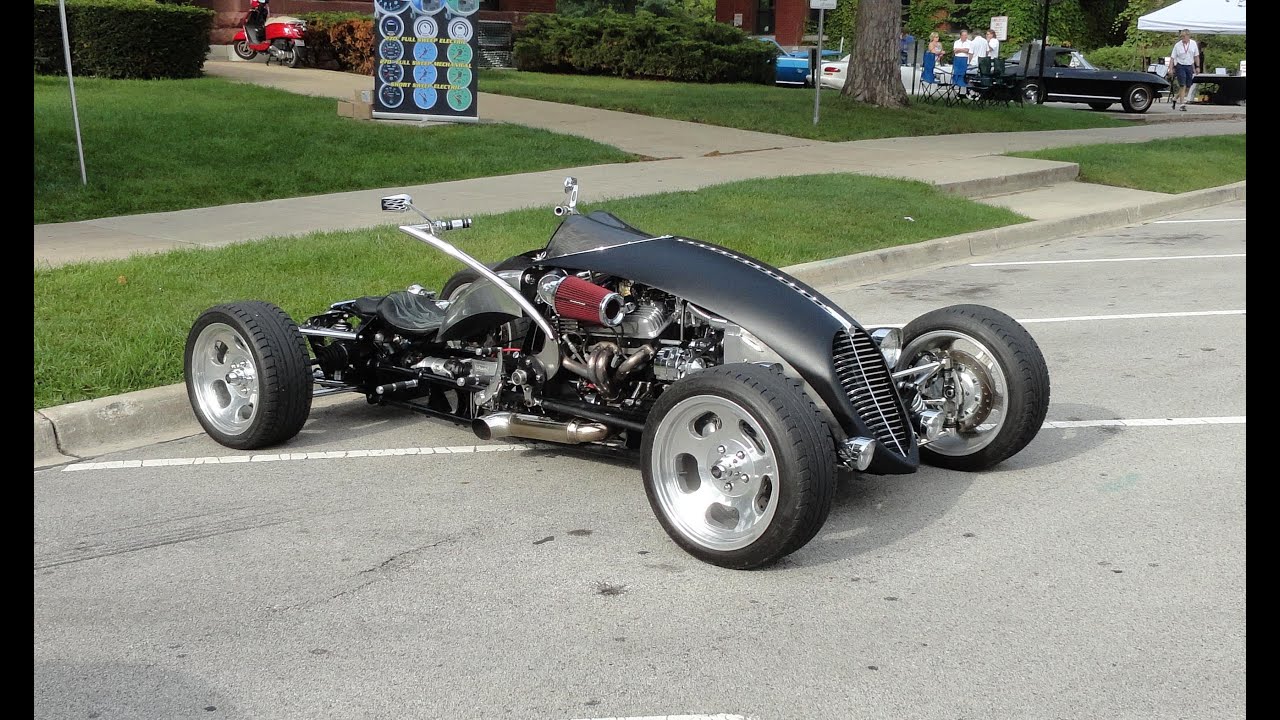 Unique motorcycle spotlight