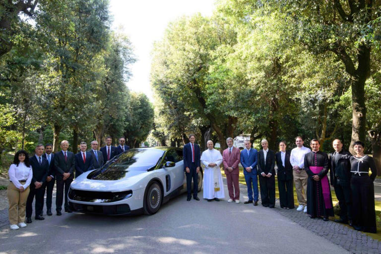 Not even Pope Leo can get excited about the Ferrari Luce