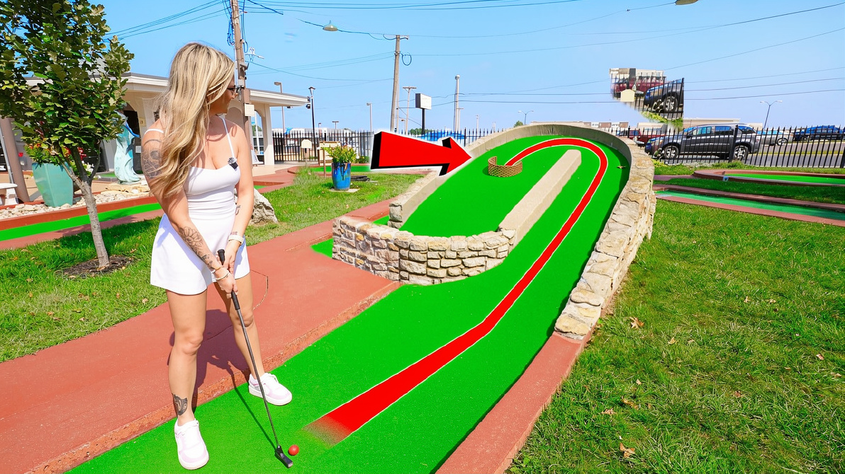 This mini golf course has bonus hole in one secrets!