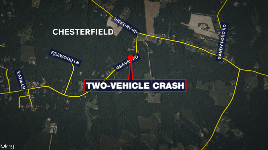 Three people hospitalized after two-vehicle crash on Graves Road in ...