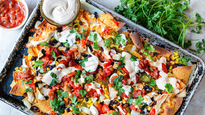 Truly ultimate chicken nachos recipe