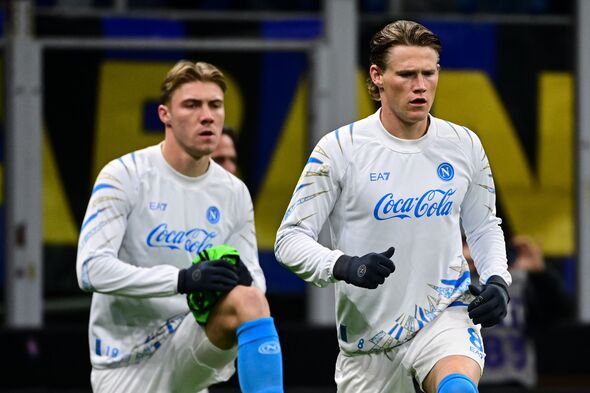 Ex-Man Utd duo Rasmus Hojlund and Scott McTominay braced for huge ...