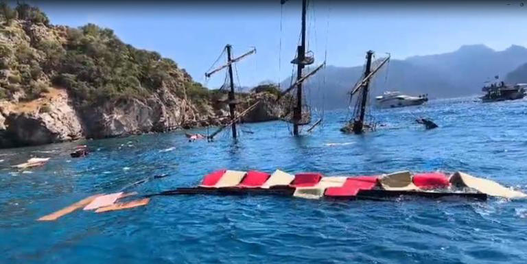 SON DAKİKA: Muğla Marmaris'te tur teknesi battı! Yolcular tahliye edildi