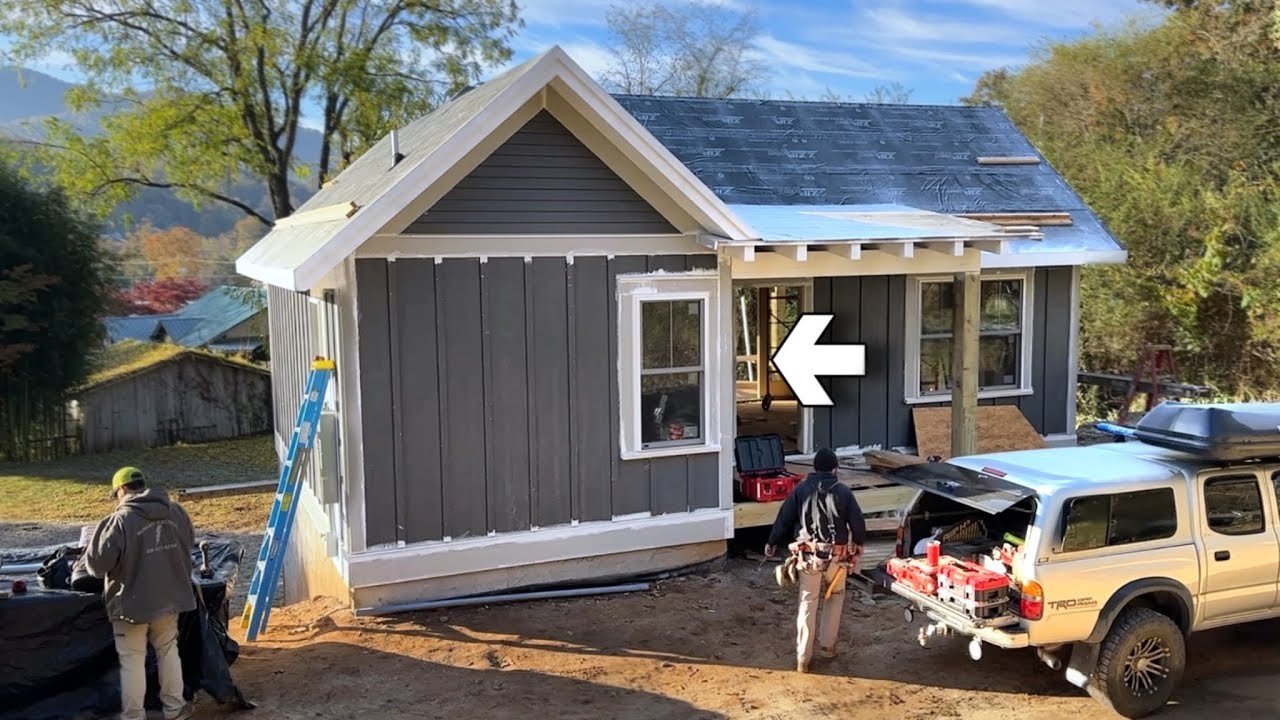 Property project progress and building work