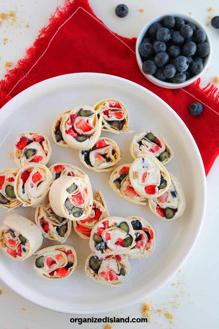 Red, White and Blue pinwheels