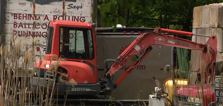 PA man tries to demolish home using excavator with family inside ...