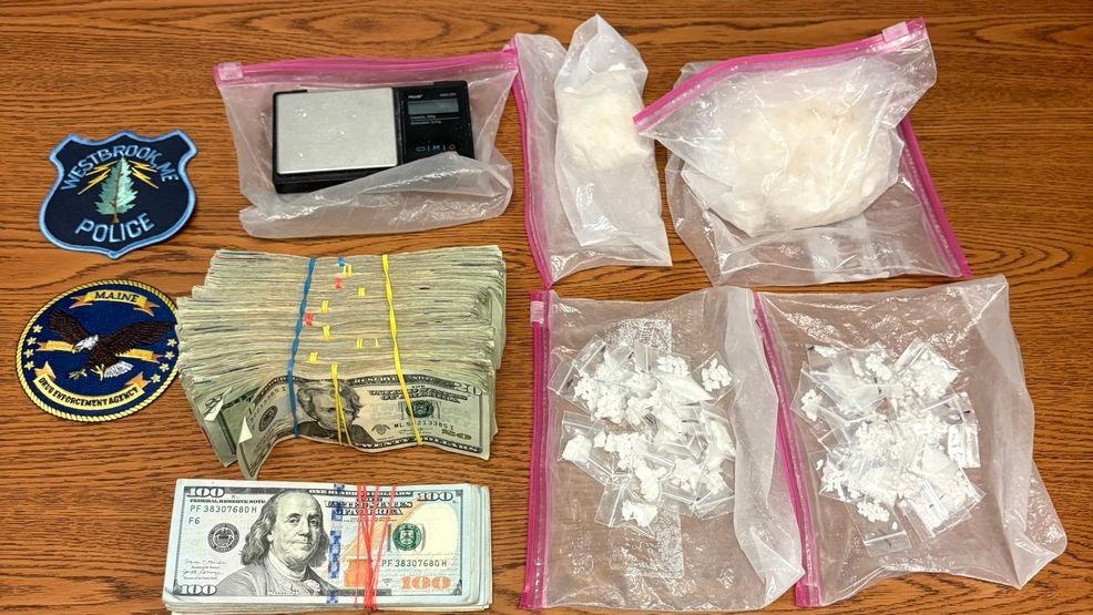 Crack, $20,000 seized during Westbrook traffic stop; two arrested