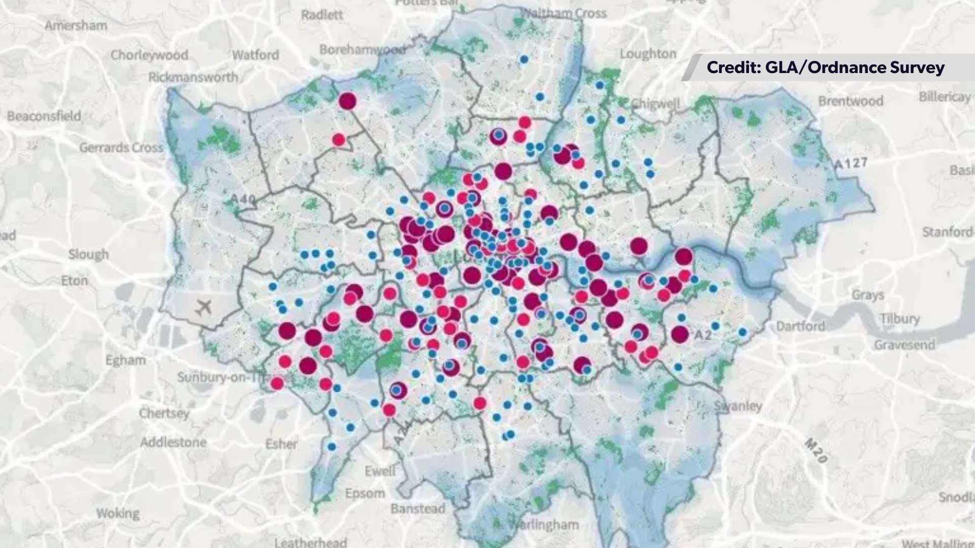 London cool spaces map highlights places to escape hot weather