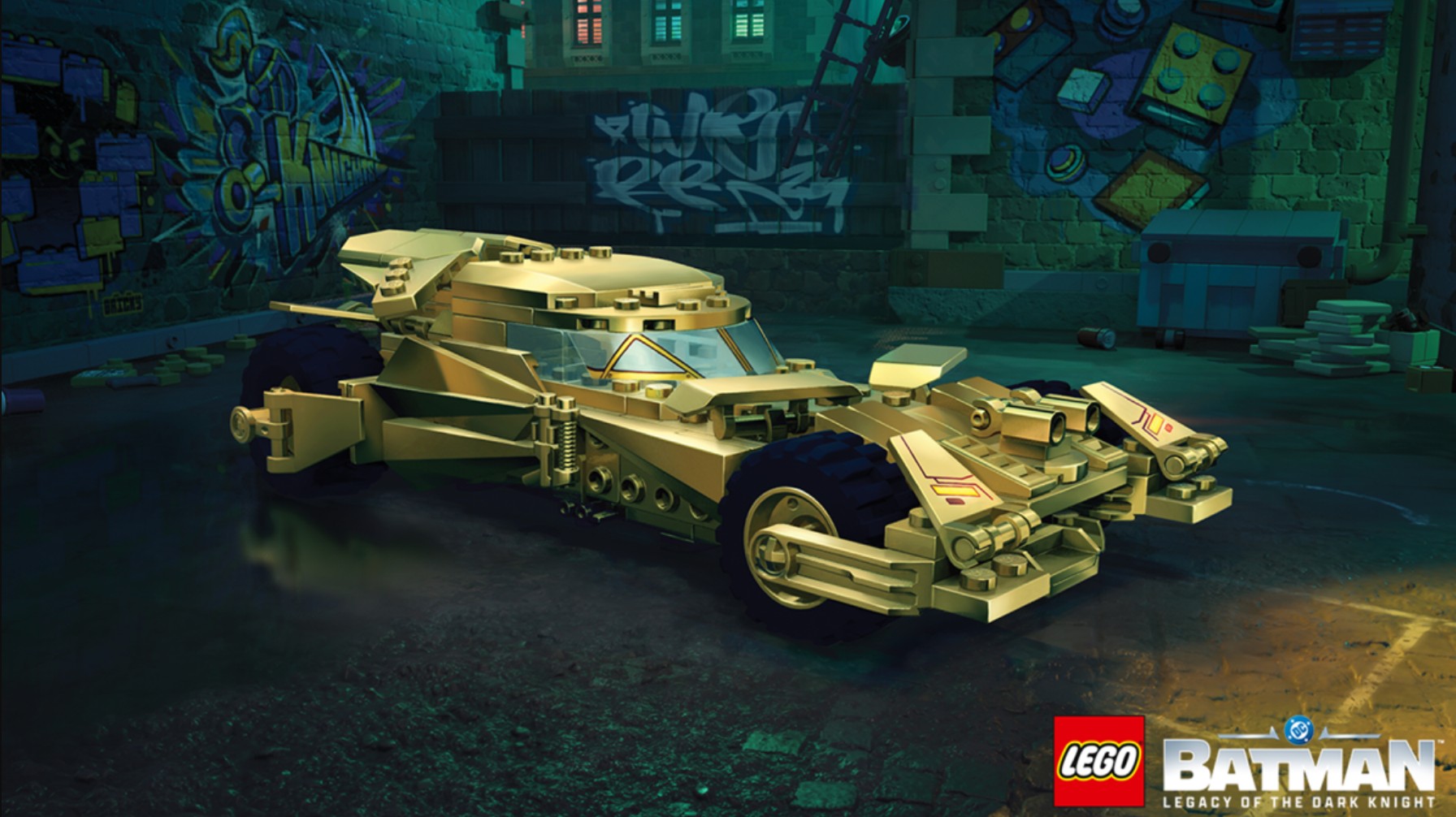 LEGO Batman legacy of the dark knight Batmobile sets unlock in-game content