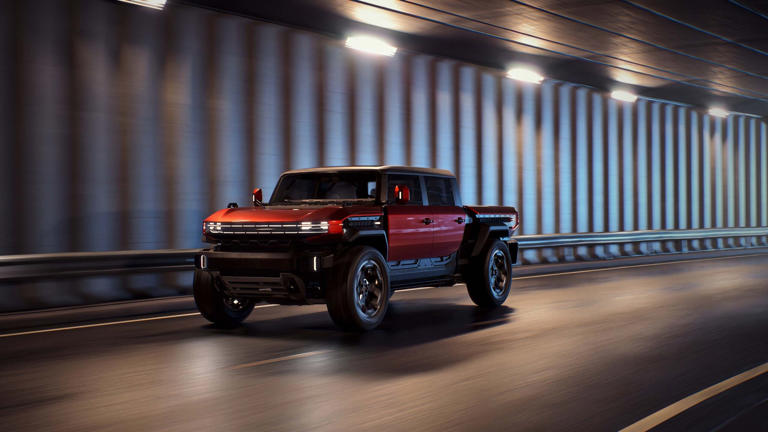 GM opens new Pasadena design studio with mid-size GMC Hummer X truck ...