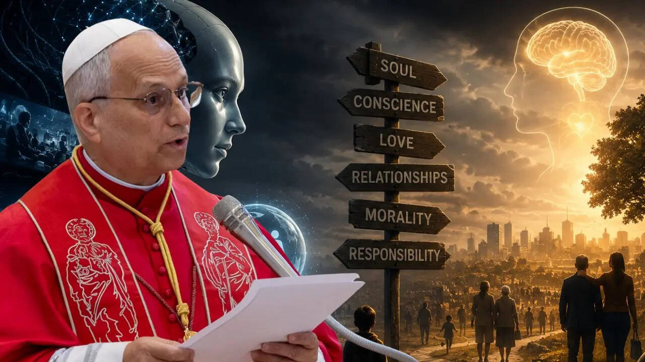 Pope says AI has no soul, no conscience, and no human experience
