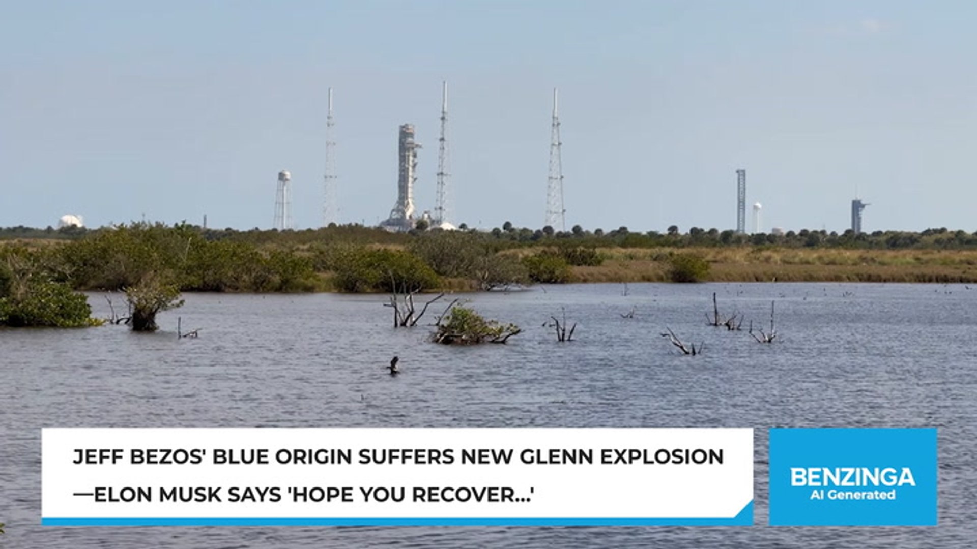 Blue Origin Rocket Blast