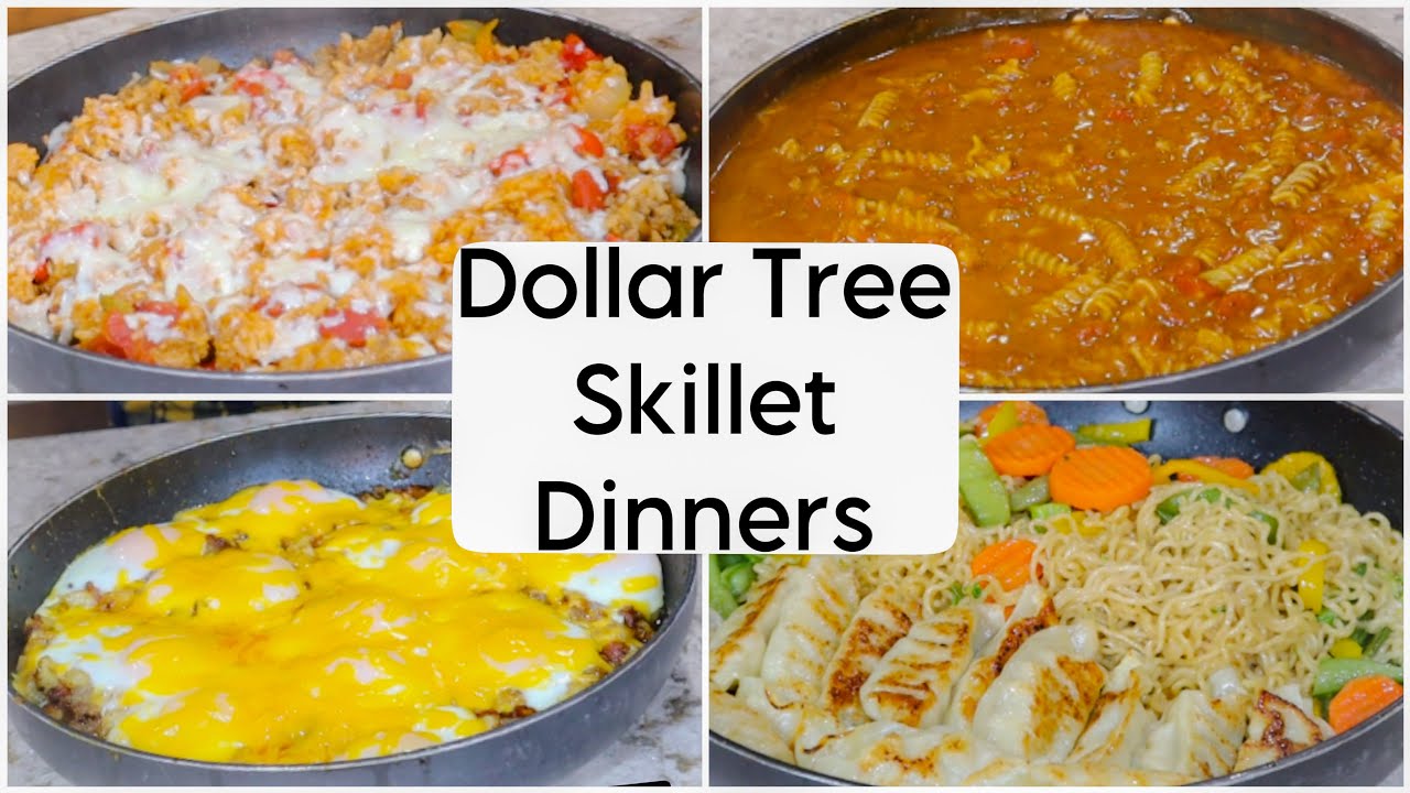 4 easy one pan skillet dinners | Dollar Tree dinners