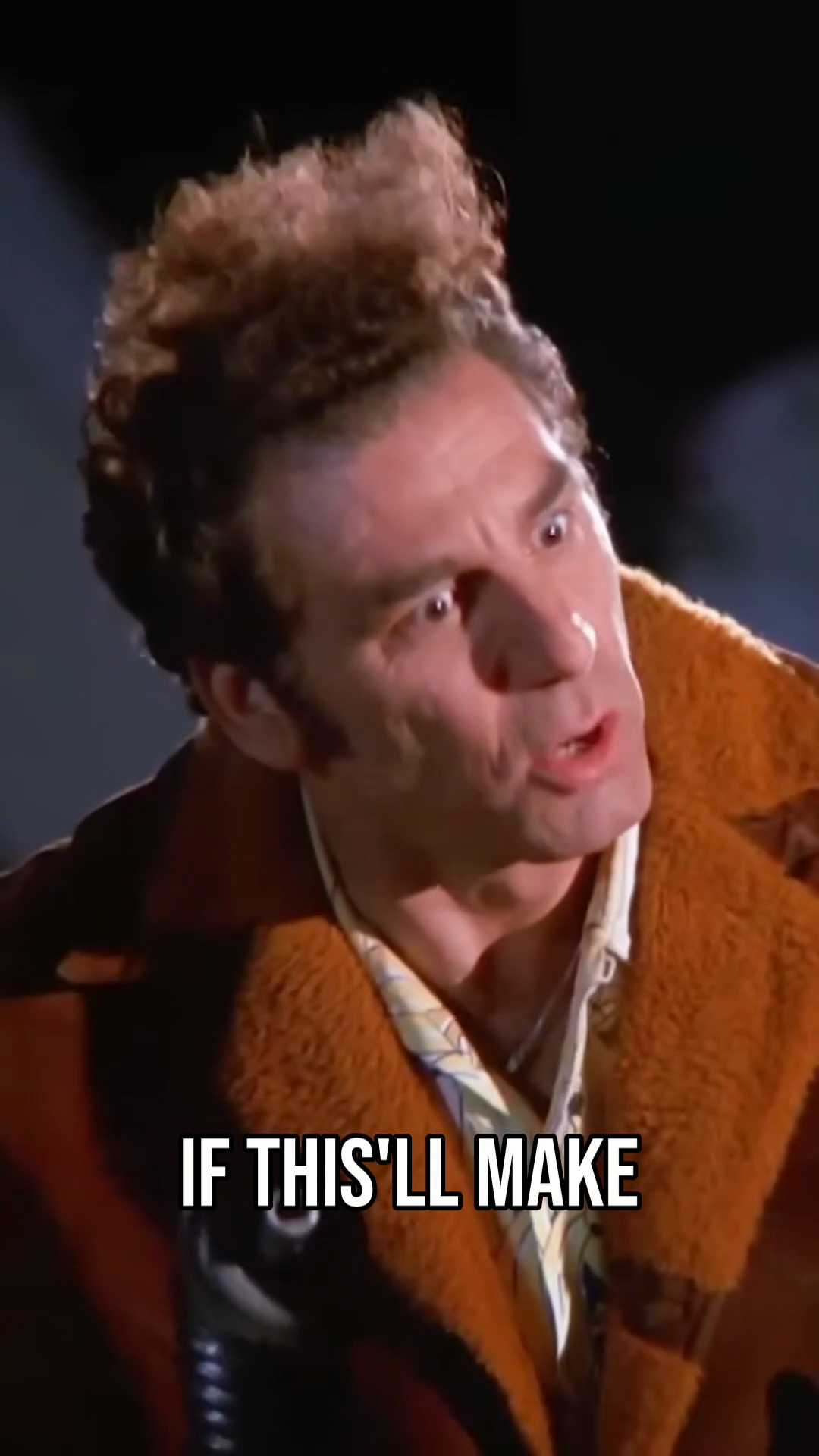 Running on fumes with Kramer on Seinfeld