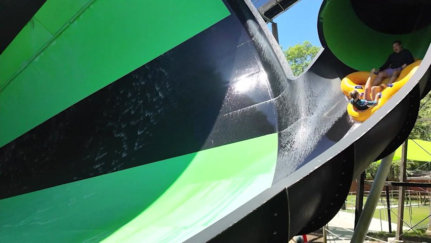 Cooling off from the summer heat with some fun at Splish Splash water park