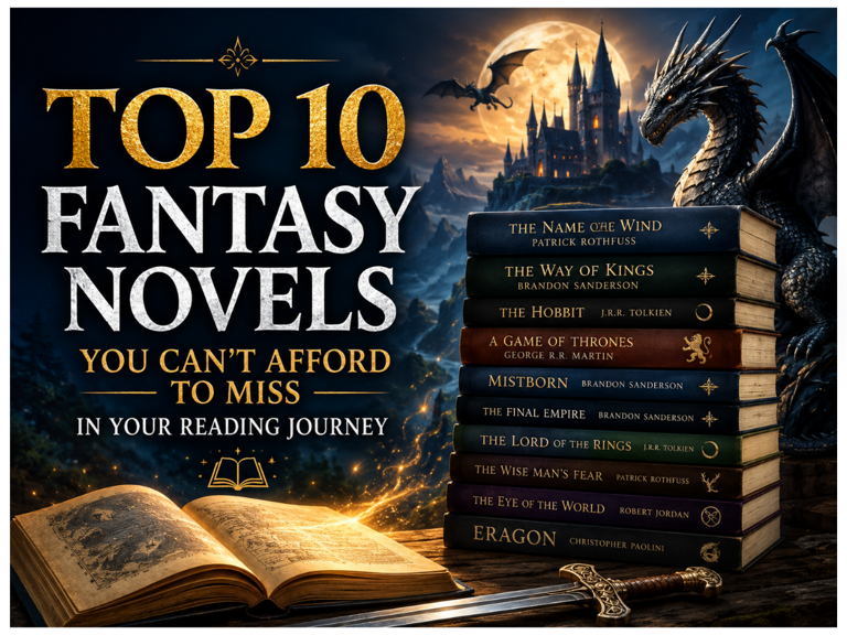 Top 10 fantasy novels you can't afford to miss in your reading journey