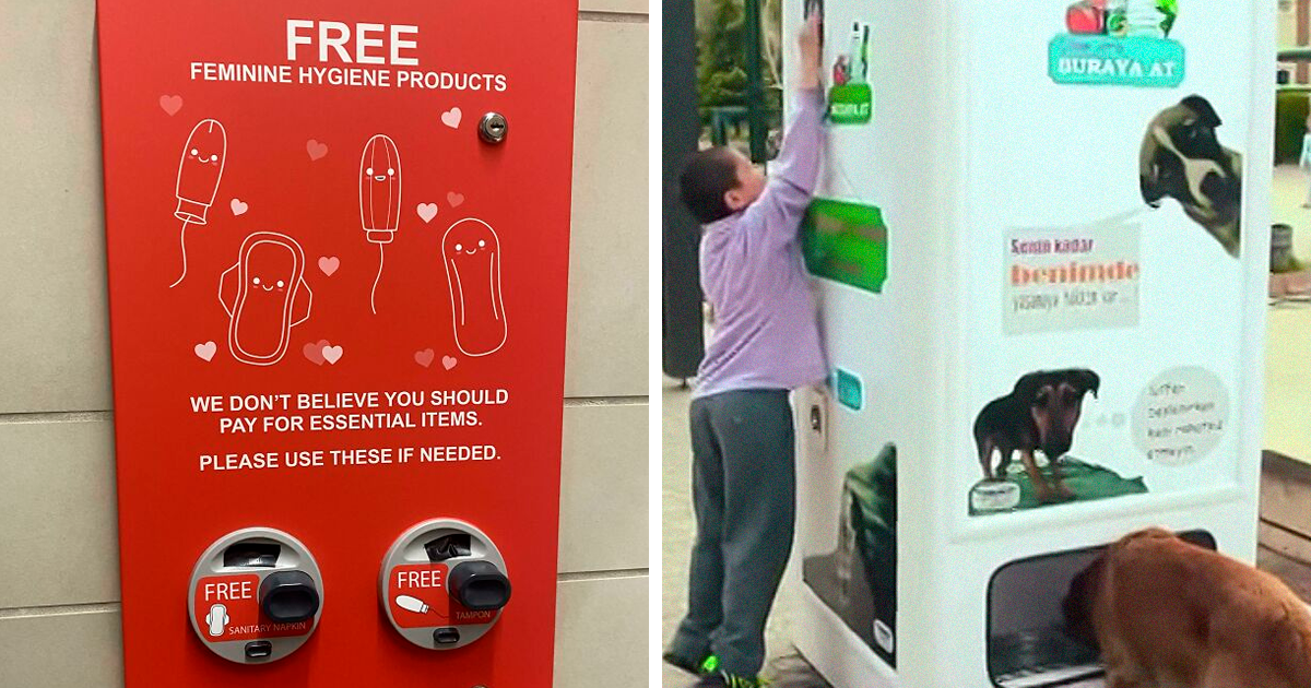 47 vending machines that were designed for some very specific things