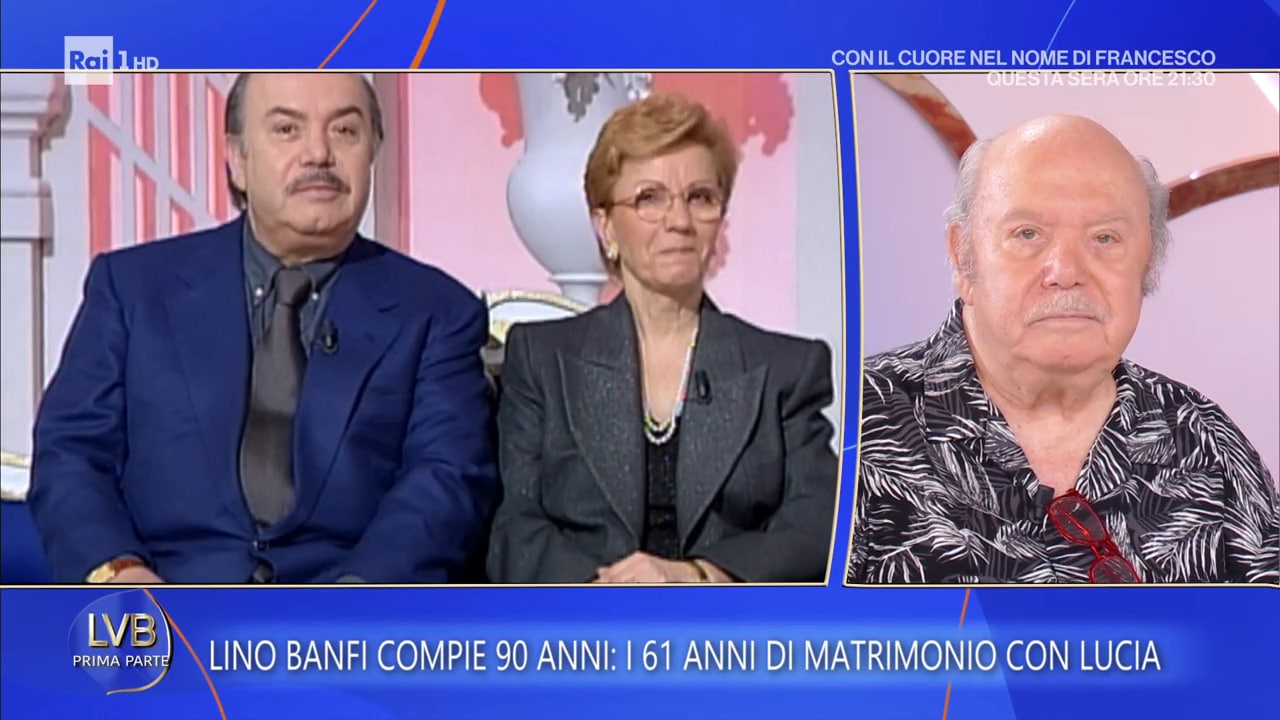 Lino Banfi e Lucia Zagaria, un amore lungo 61 anni - La volta buona 29 ...