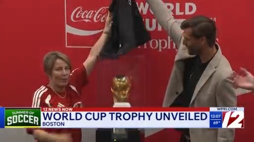Word Cup trophy unveiled in Boston