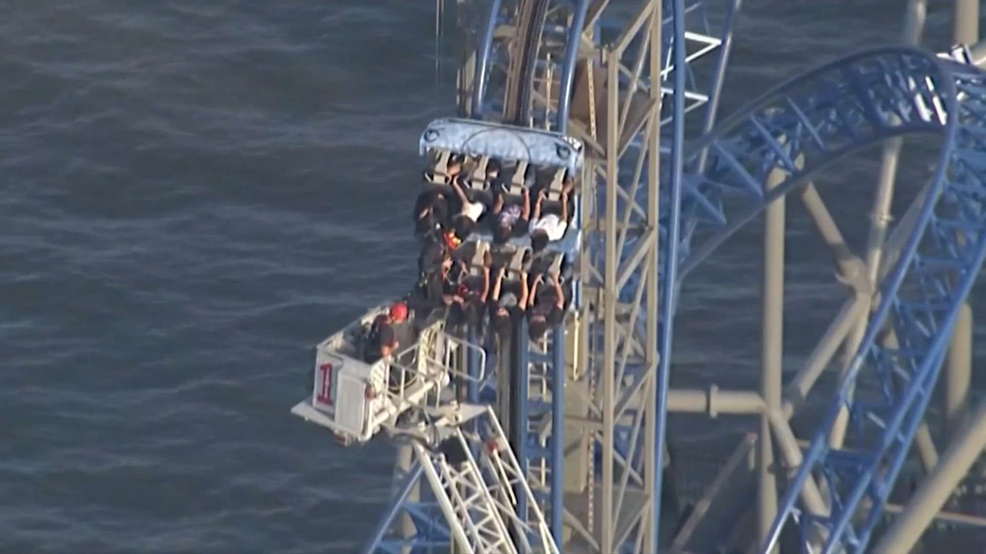 Passengers stuck for hours on a Galveston roller coaster recall ...