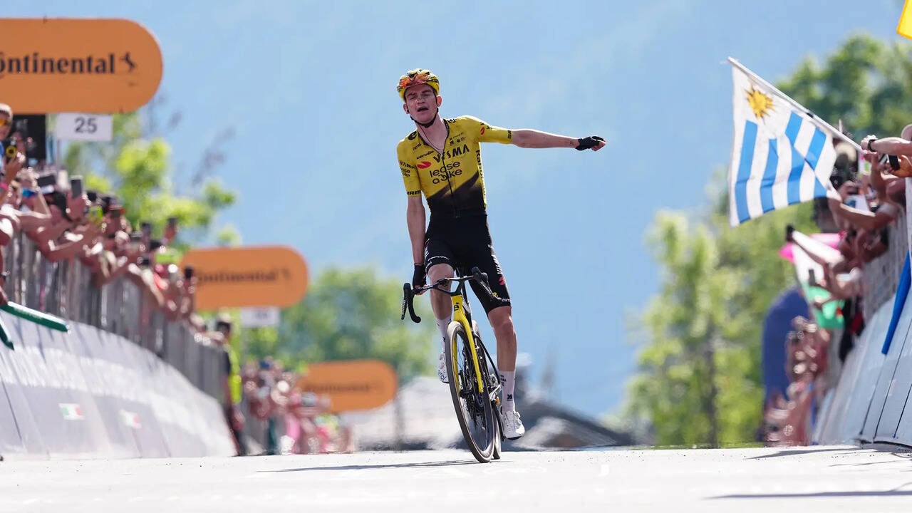 Sepp Kuss triumphs in Giro d’Italia’s most challenging stage as ...