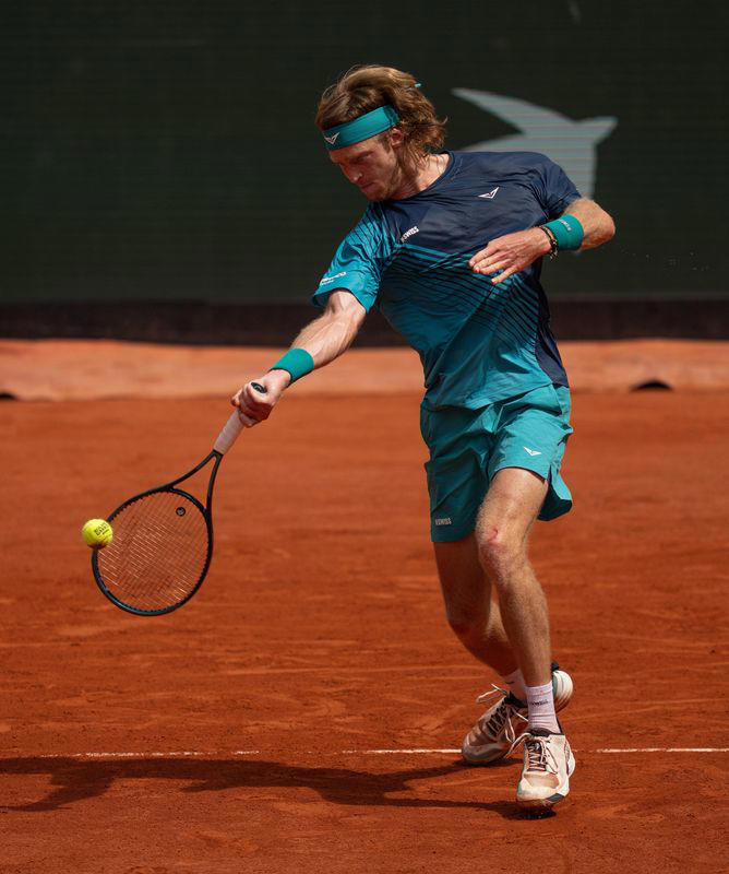 Tennis-Rublev's red mane grows on fans as results shift perception