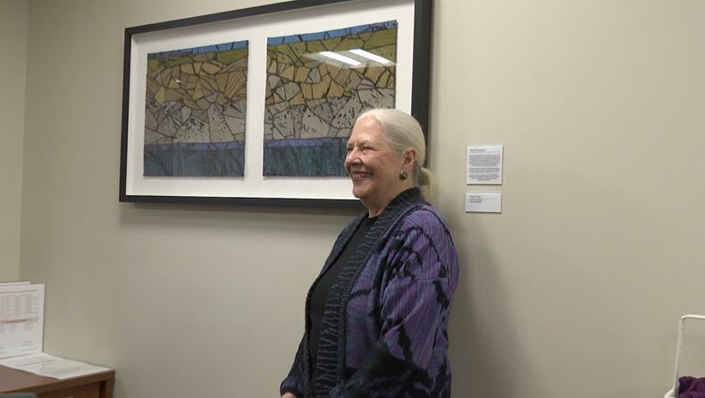 Cancer survivor makes textile art piece for UM Health-Sparrow