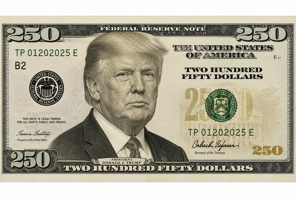 Wajah Trump berpotensi muncul di uang kertas US$ 250