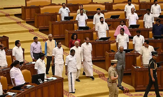 BJP calls partial 'Vande Mataram' rendition in Kerala Assembly an ...